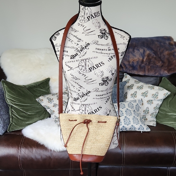Sezane | Bags | Sezane Mini Farrow Rafia Bag | Poshmark